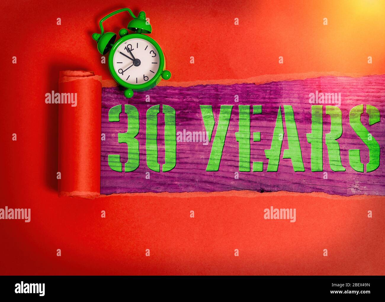 Handwriting text 30 Years. Conceptual photo Remembering or honoring ...