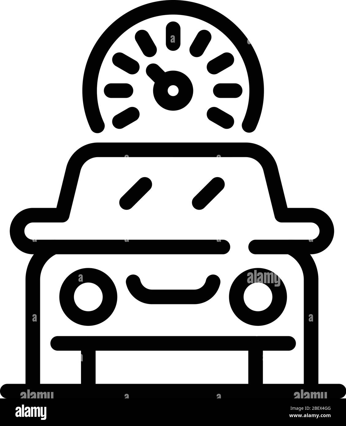 Carsharing line icon car Cut Out Stock Images & Pictures - Alamy