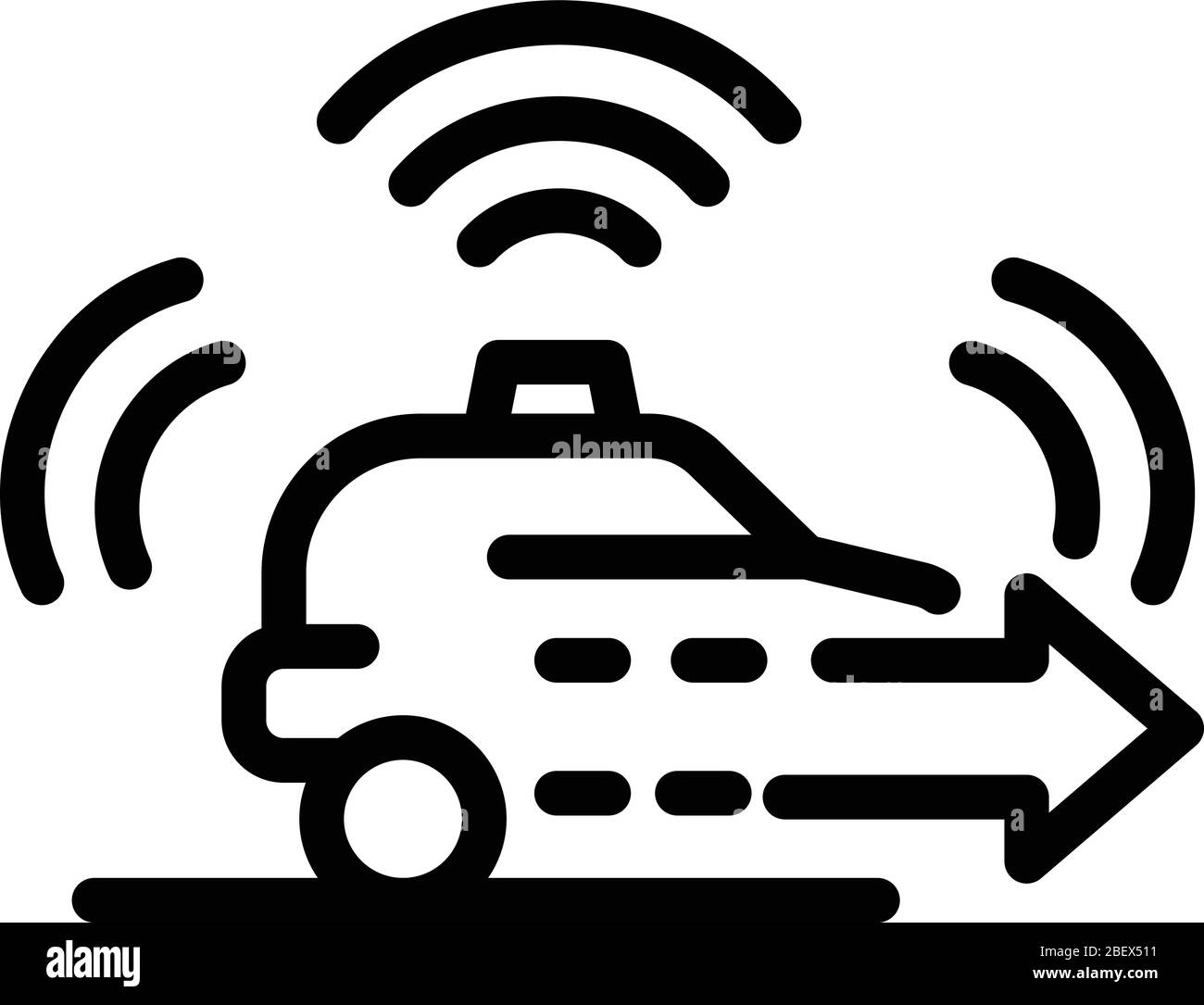 Self driving car lidar Stock Vector Images - Alamy