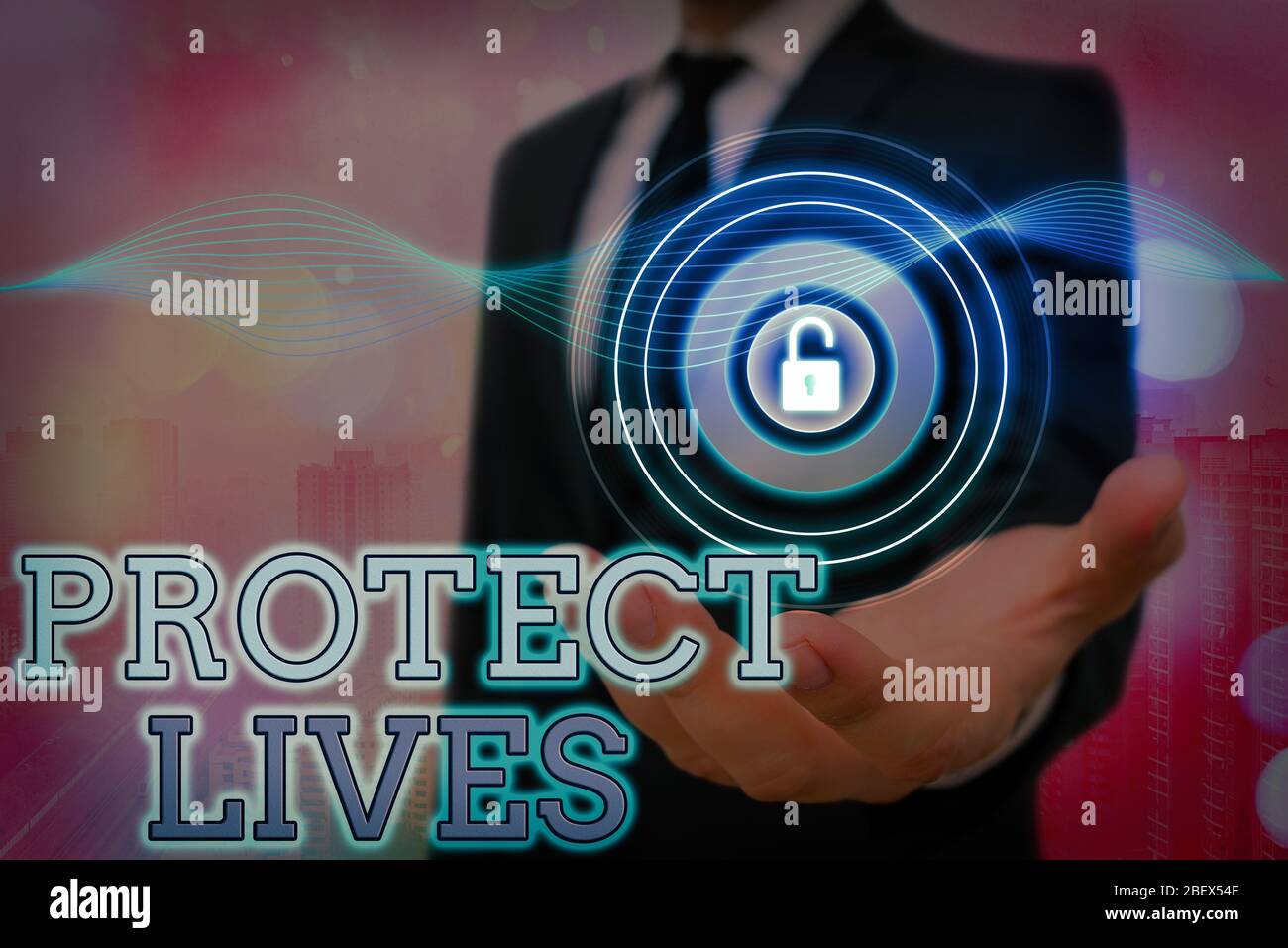 Handwriting text Protect Lives. Conceptual photo to cover or shield ...