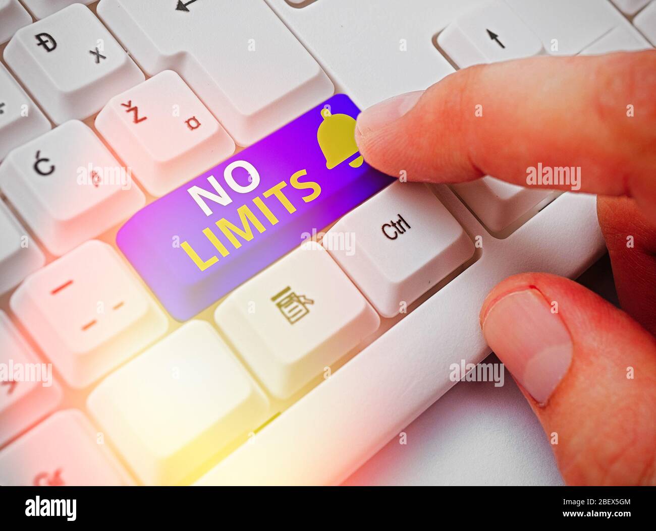 Word writing text No Limits. Business photo showcasing to do whatever ...