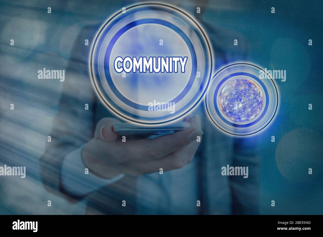Text sign showing Community. Business photo showcasing group of showing ...