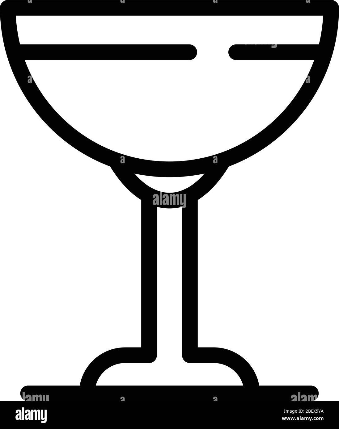 Saucer glass icon, outline style Stock Vector Image & Art - Alamy