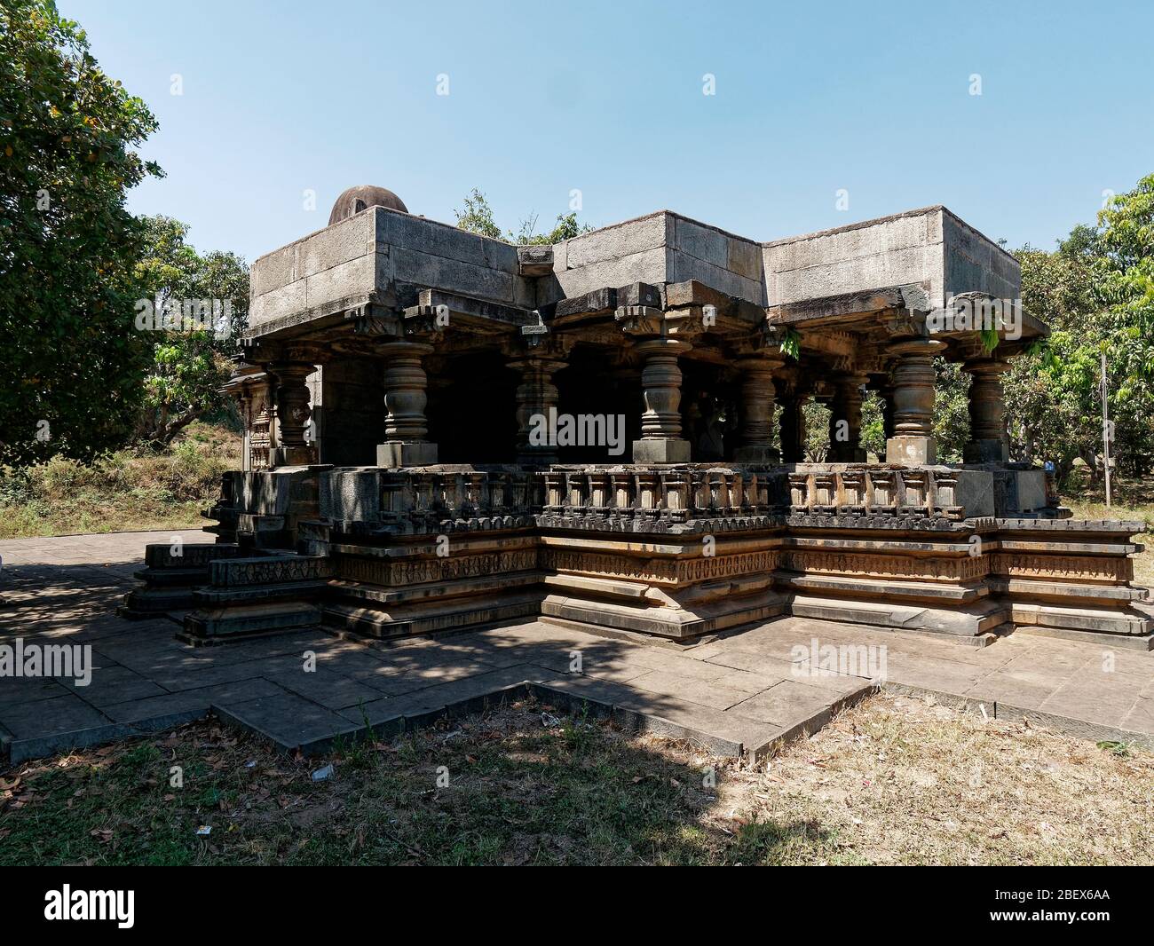 Ancient Veerabhadra Temple Stock Photo - Alamy