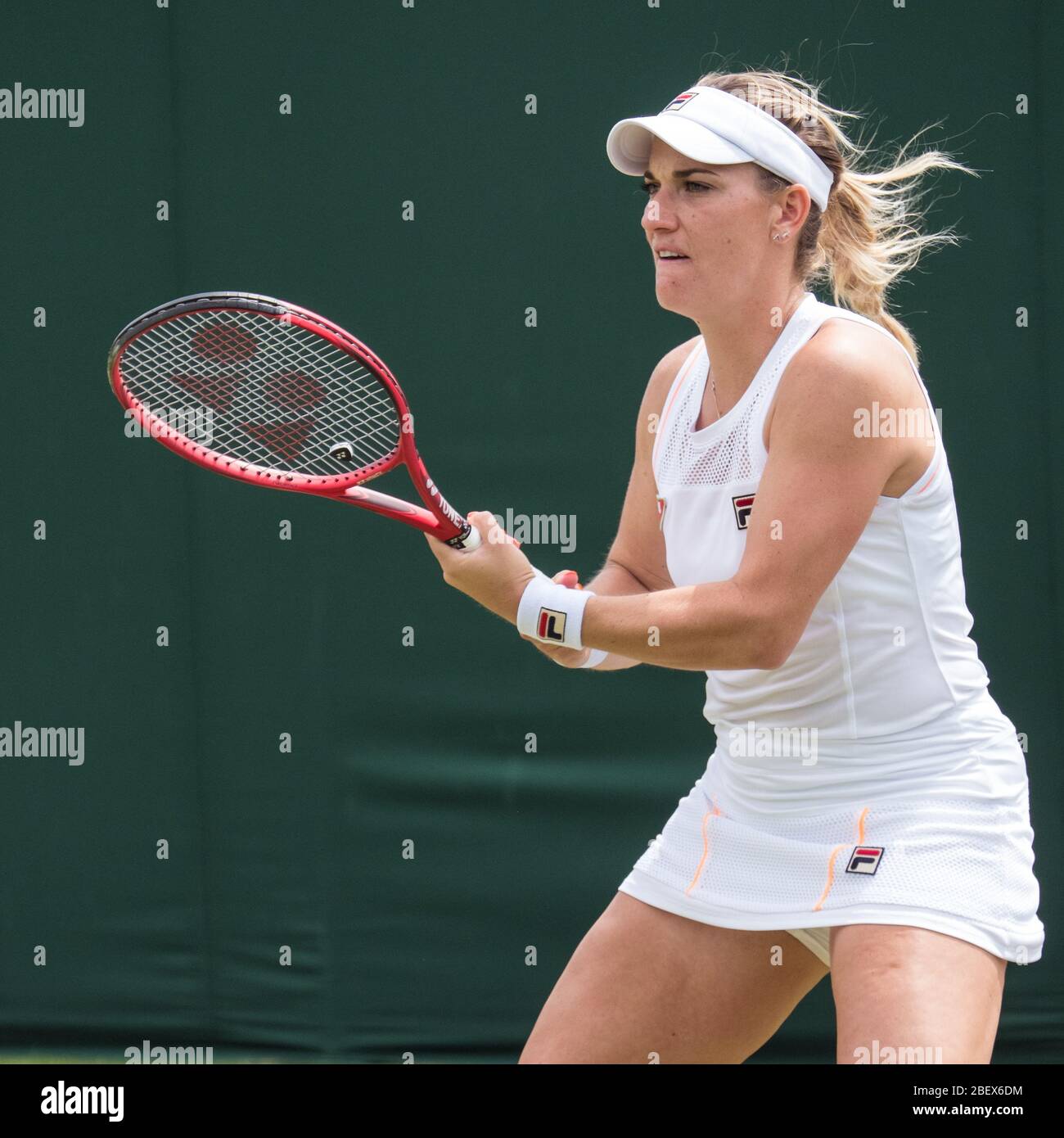 Tímea Babos at Wimbledon 2019 Stock Photo - Alamy