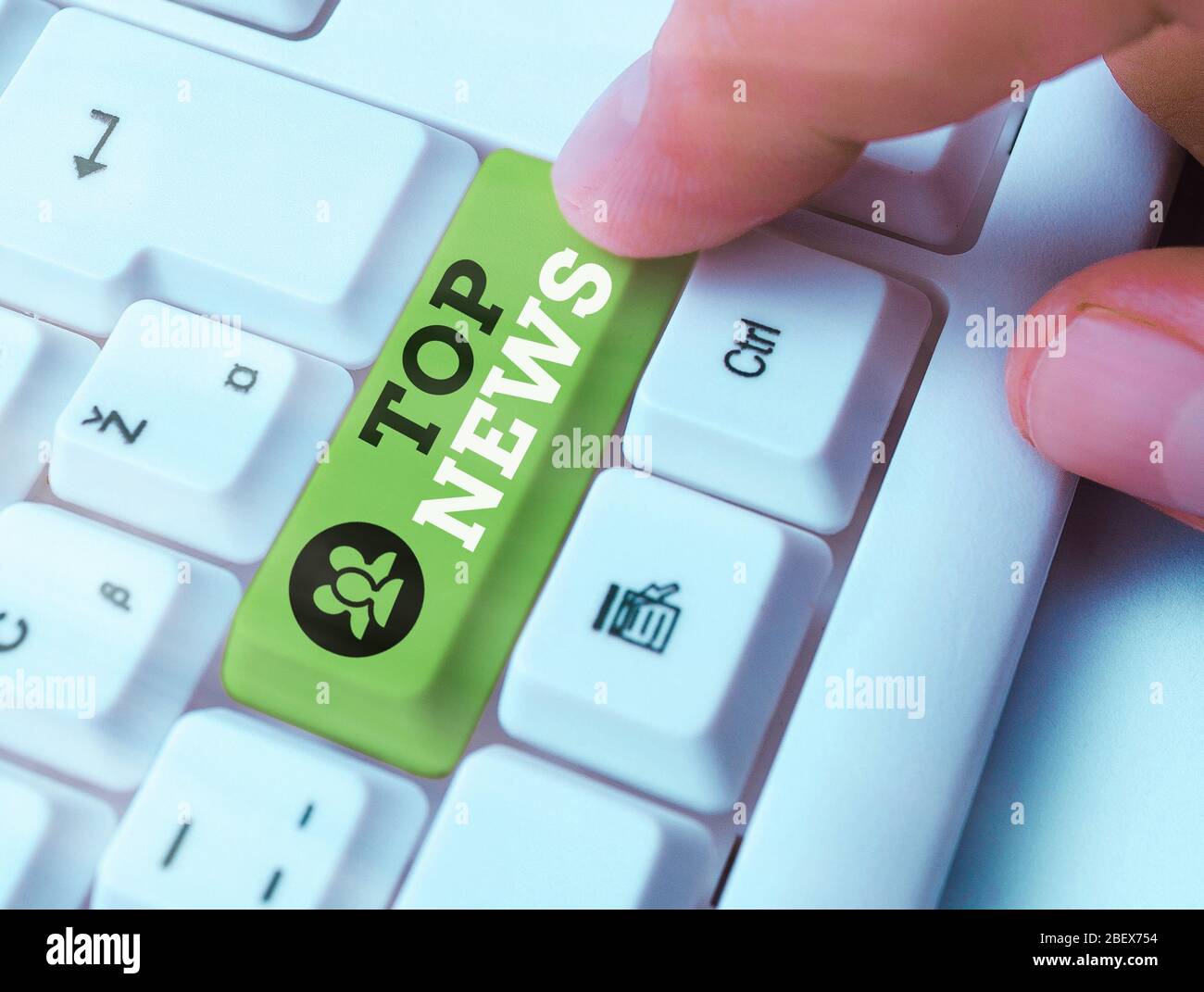 Word writing text Top News. Business photo showcasing information that ...