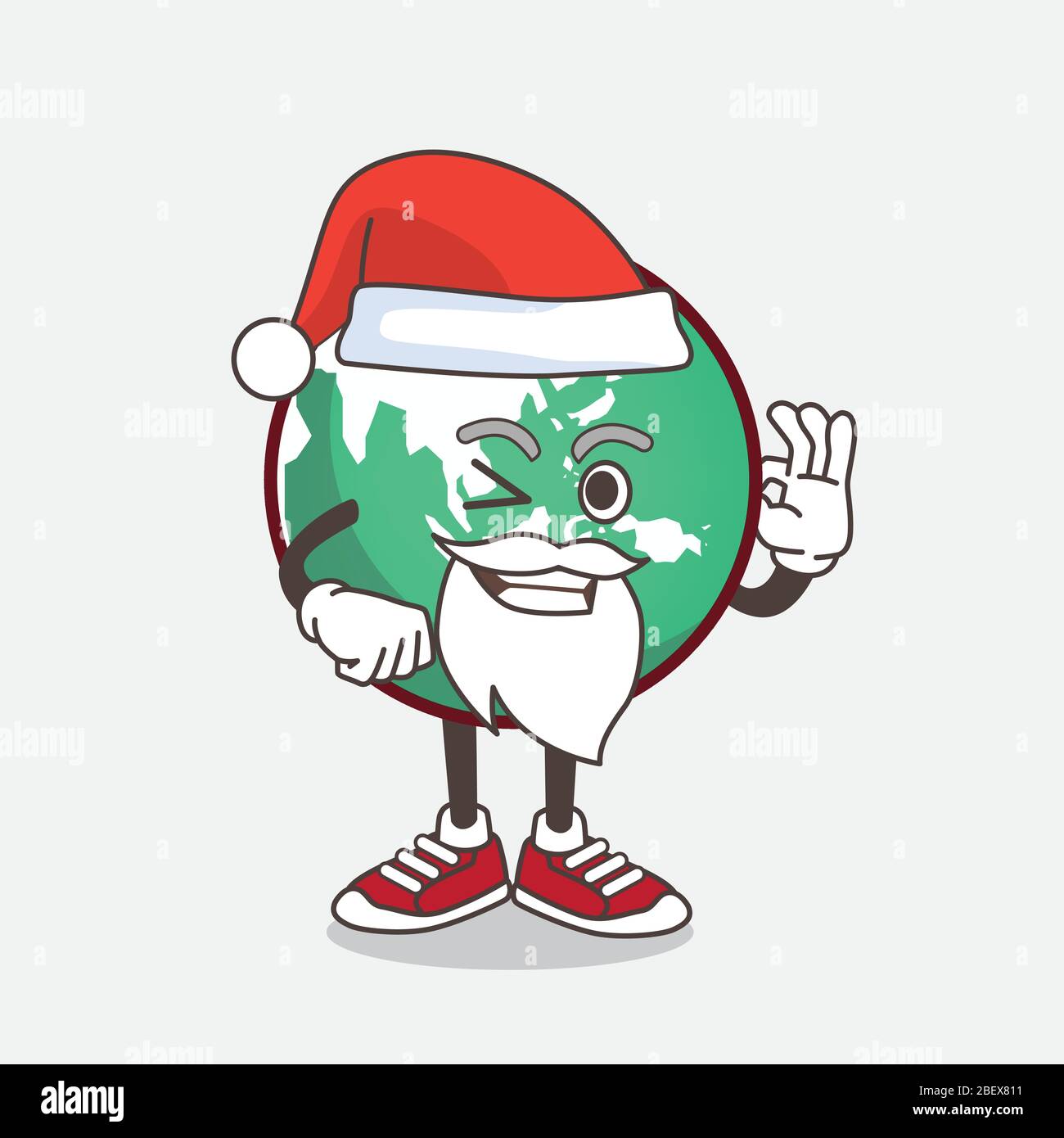 Earth Globe Vector Mascot Illustration Stock Vector Image & Art - Alamy