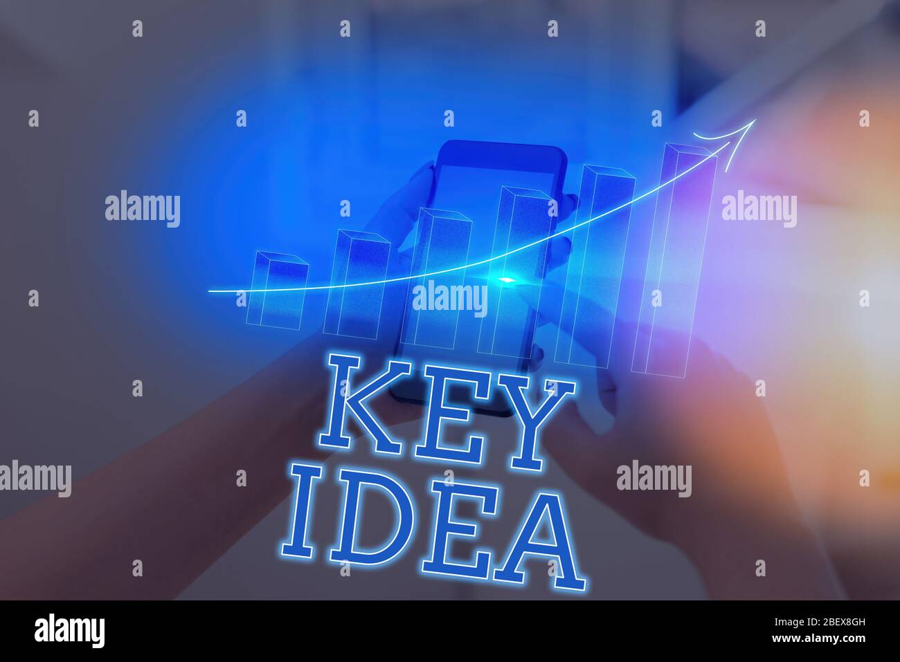 Handwriting text writing Key Idea. Conceptual photo Exceptional or ...