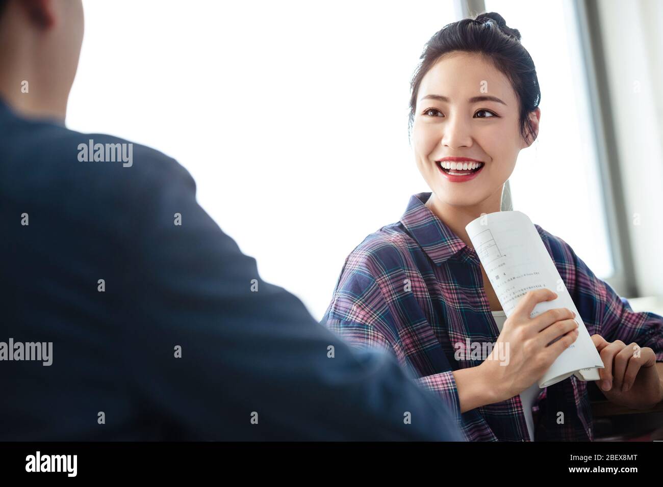 Indian college students back hi-res stock photography and images - Alamy