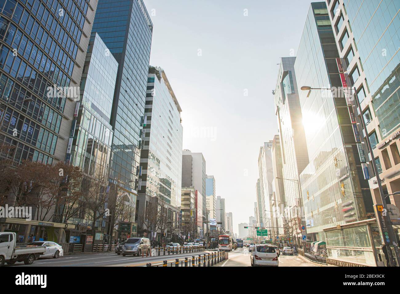 Cityscape of Seoul, Korea. modern architecture on sunny day. 163 Stock ...