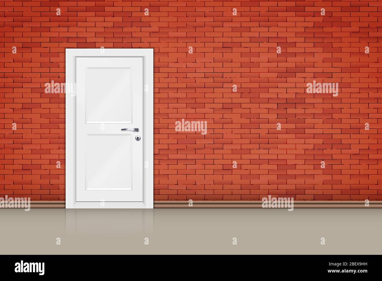 Red door home apartment Stock Vector Images - Alamy