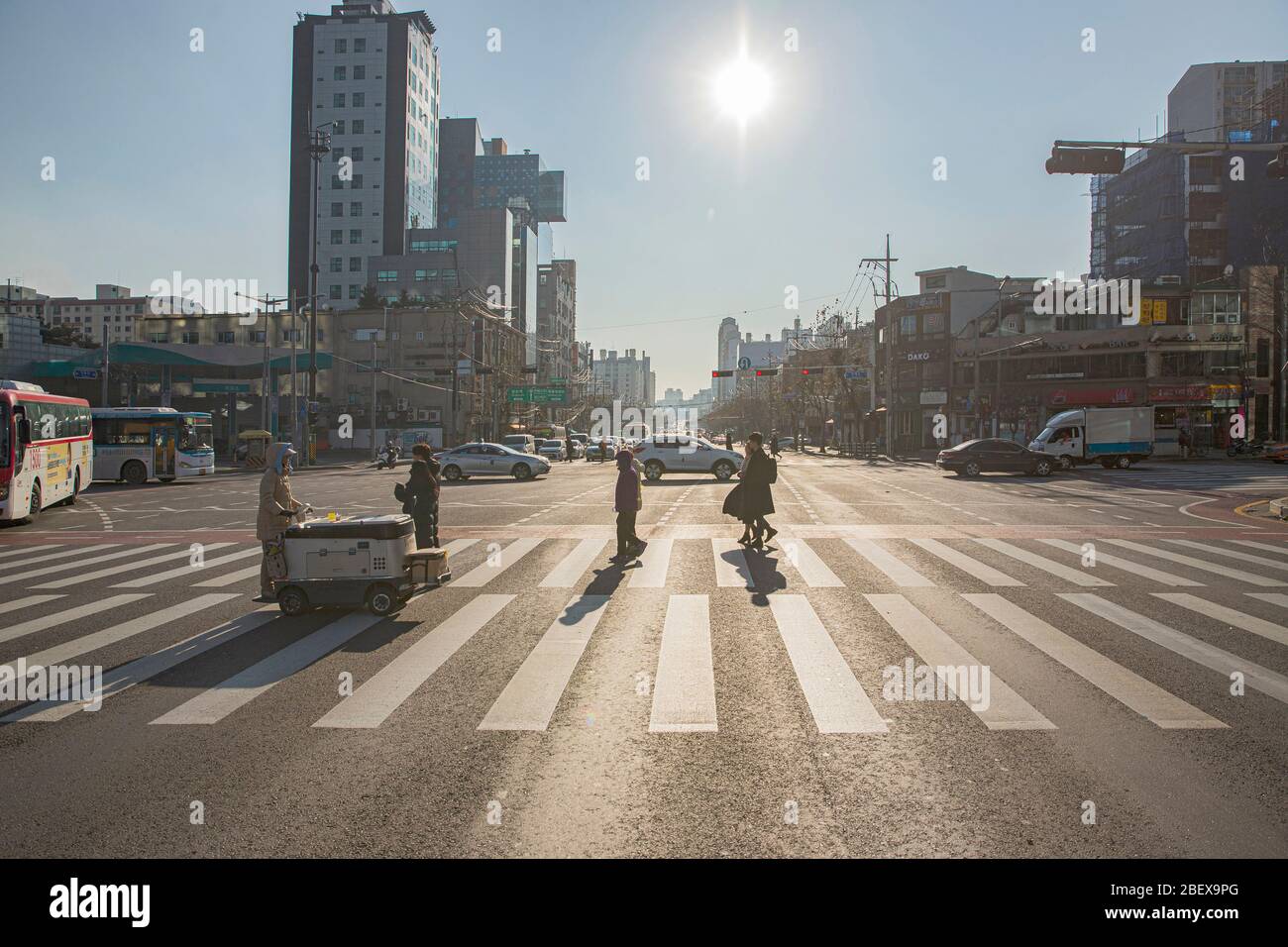 Cityscape of Seoul, Korea. modern architecture on sunny day. 084 Stock ...