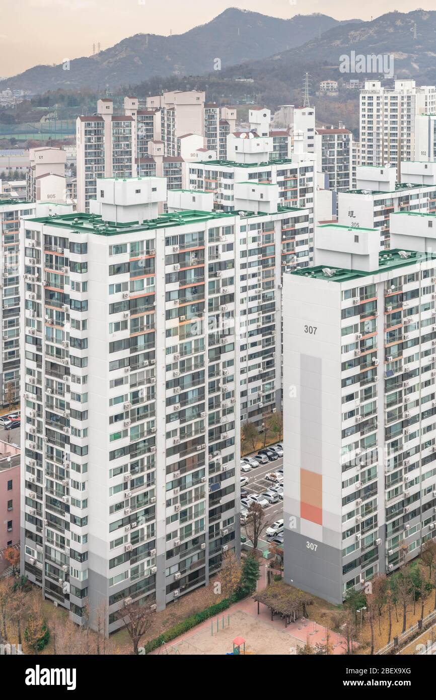 Cityscape of Seoul, Korea. modern architecture on sunny day. 035 Stock ...