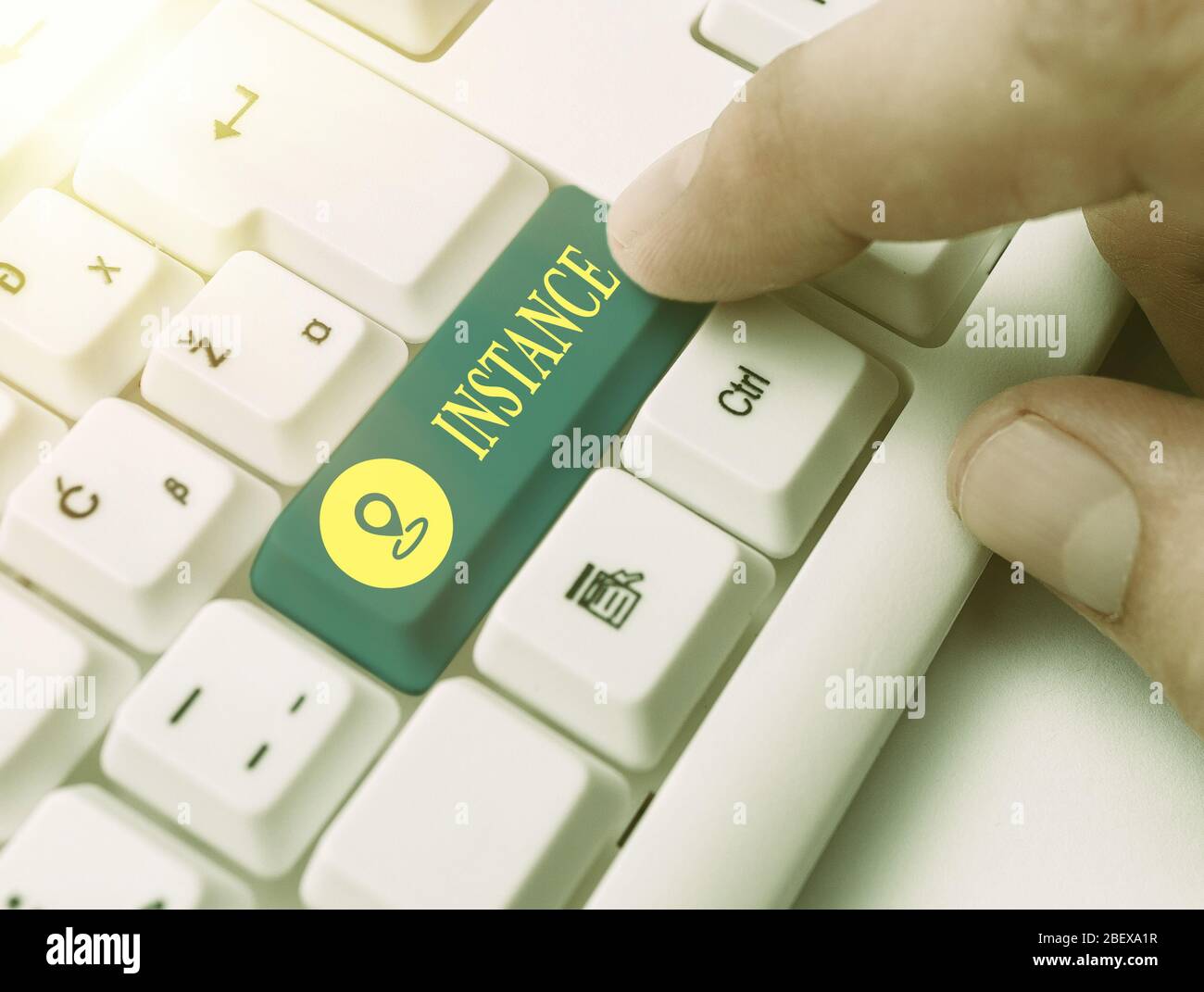 Handwriting text writing Instance. Conceptual photo an example or ...