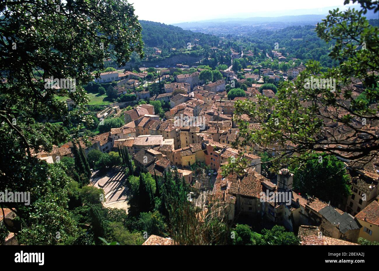 Cotignac village in Provence Stock Photo - Alamy