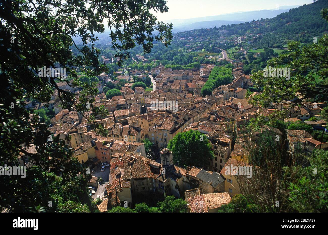 Cotignac village in Provence Stock Photo - Alamy