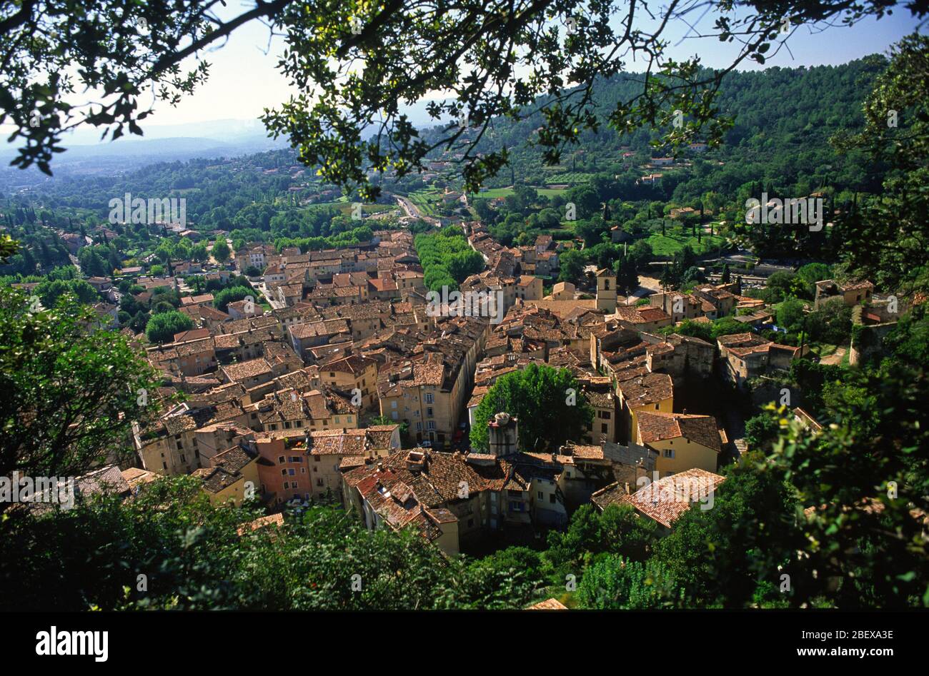 Cotignac village in Provence Stock Photo - Alamy