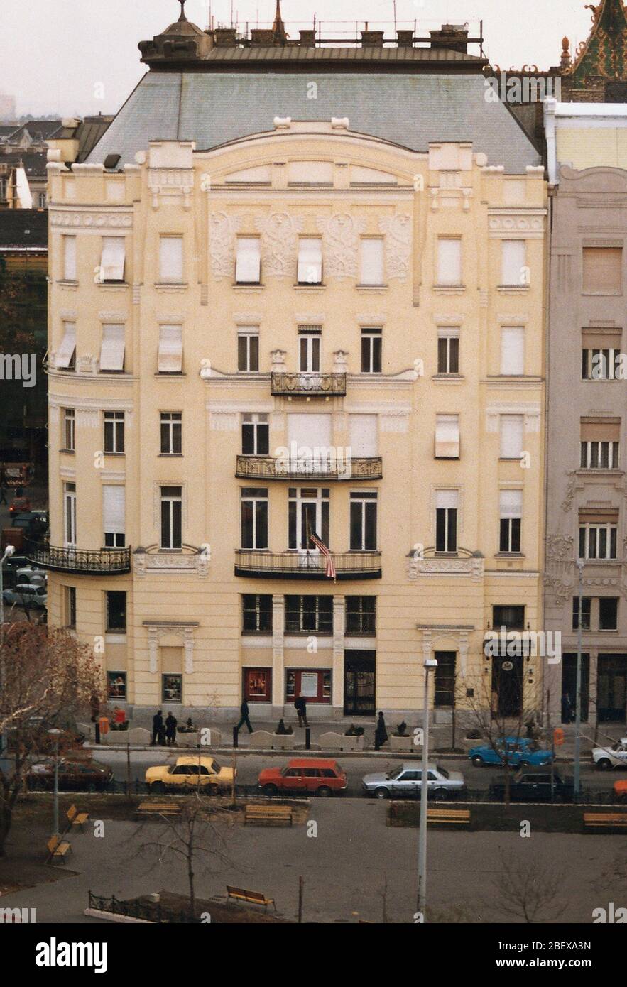 Budapest - Chancery Office Building - 1986 Stock Photo - Alamy