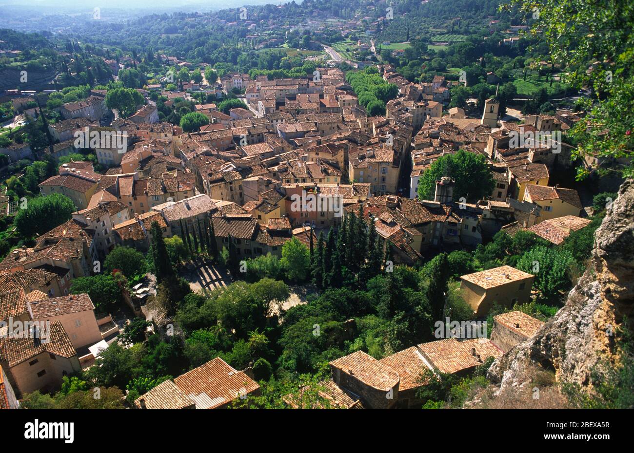 Cotignac village in Provence Stock Photo - Alamy