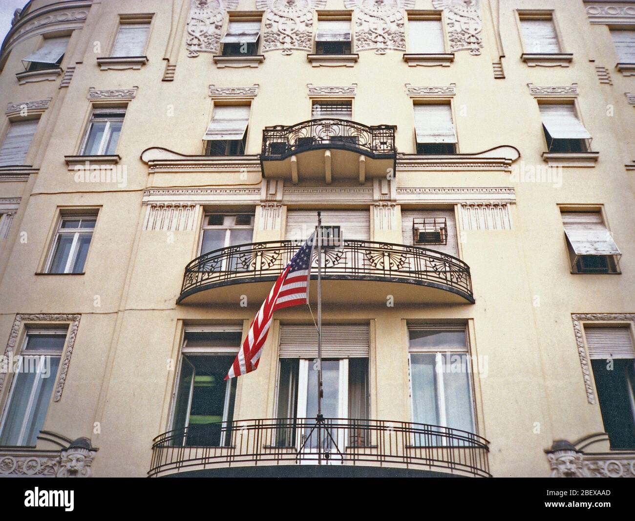 Budapest - Chancery Office Building - 1991 Stock Photo - Alamy