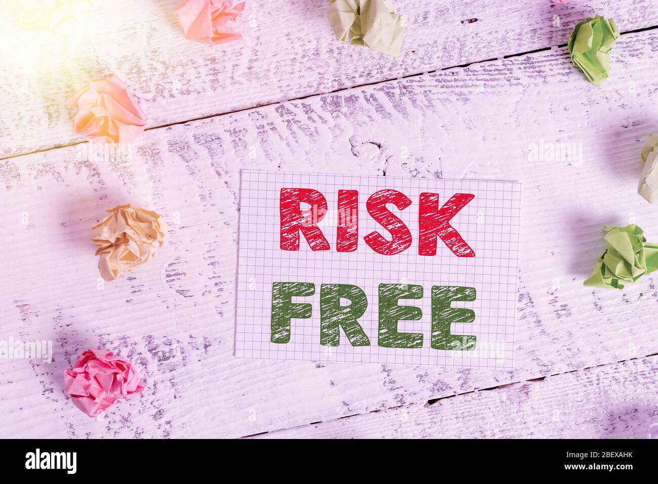 Text sign showing Risk Free. Business photo text used to describe ... Text sign showing Risk Free. Business photo text used to describe ...