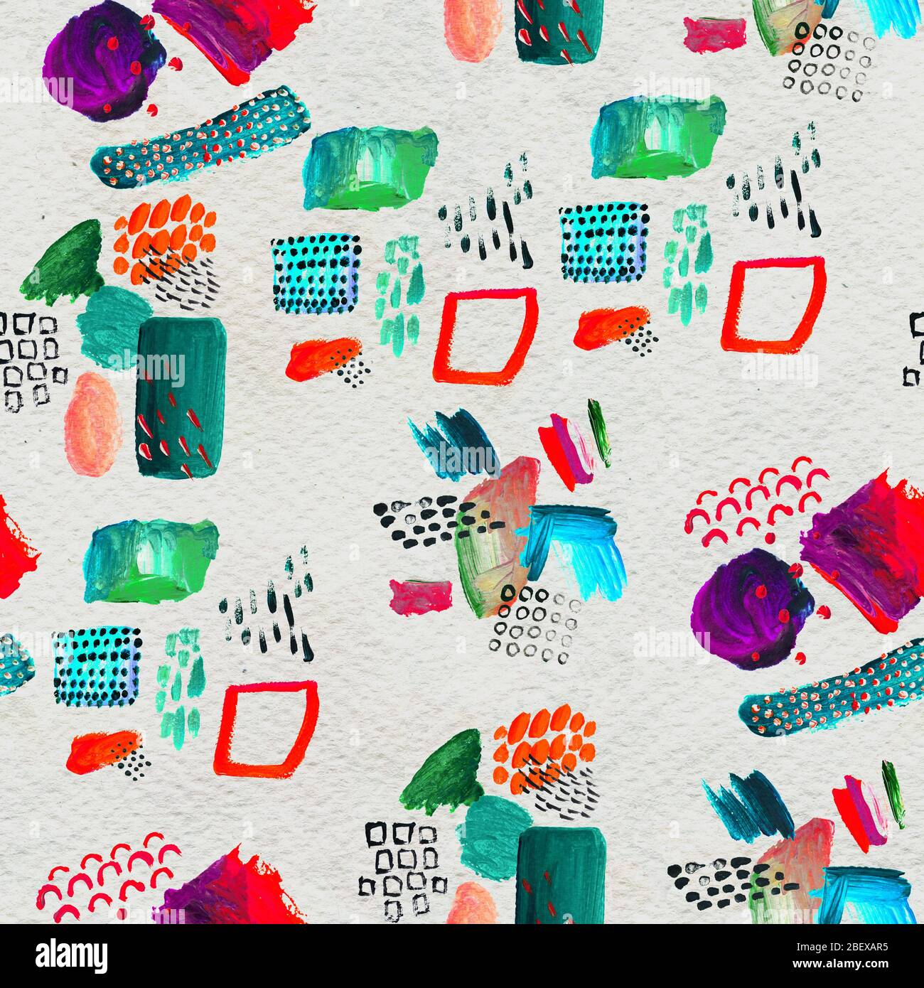 Seamless pattern made by hand drawn paint strokes Stock Photo - Alamy