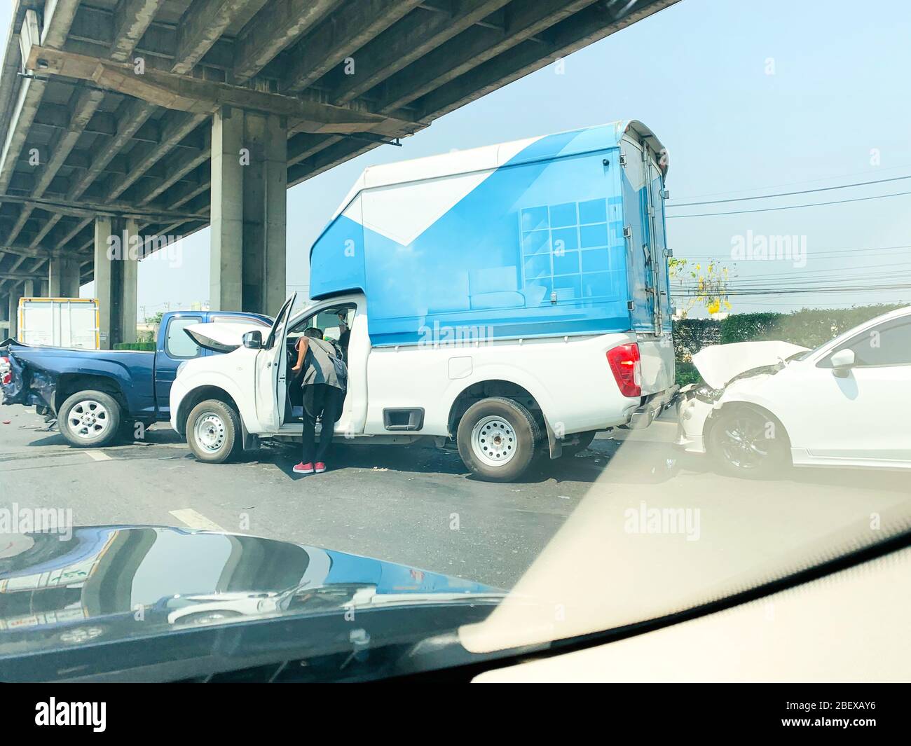 Man car crash hi-res stock photography and images - Alamy