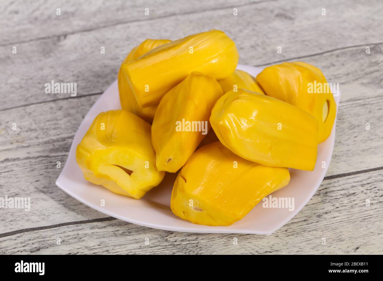 Tropical exotic fruit - Jackfruit tree in the plate Stock Photo - Alamy