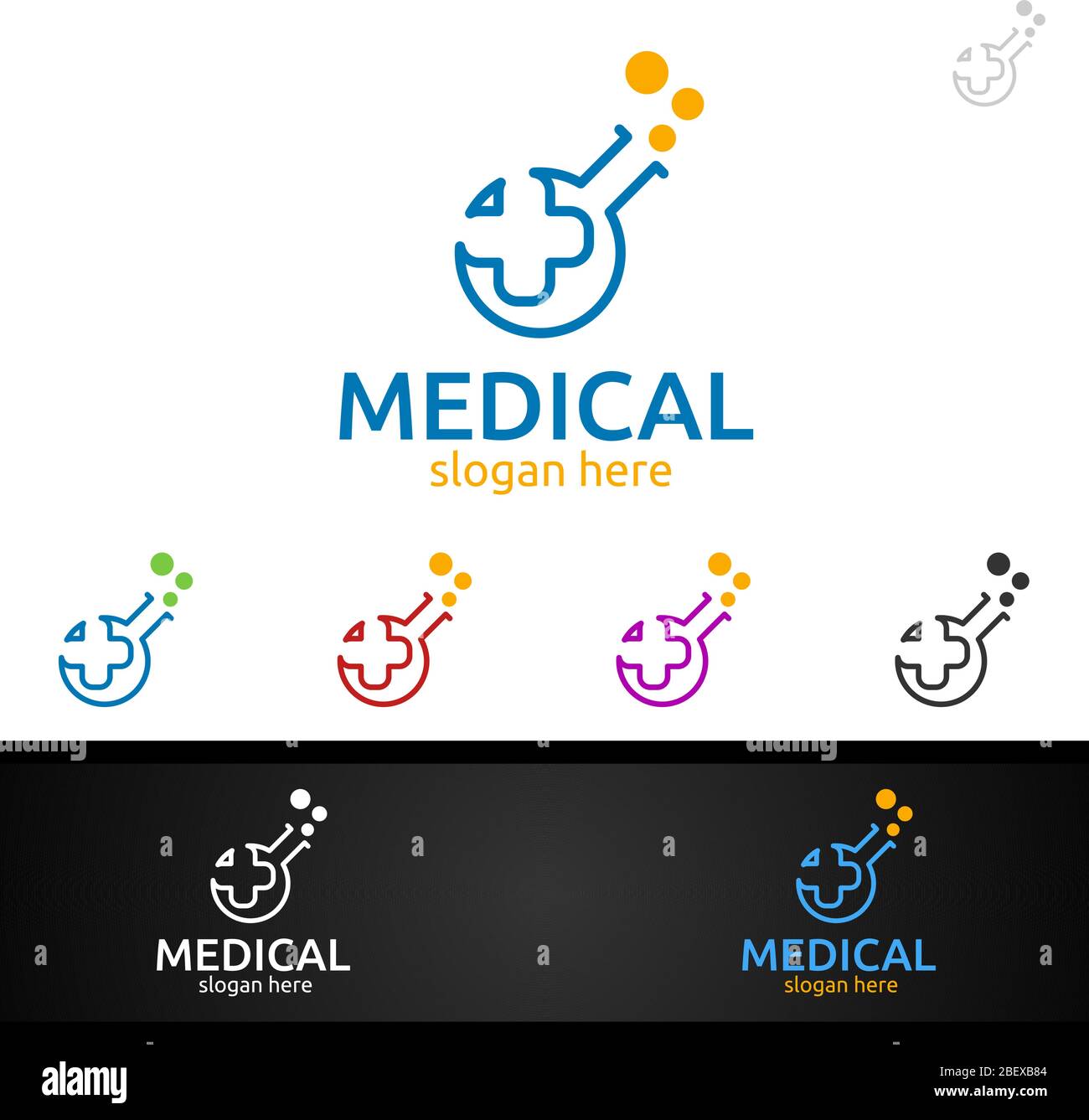 Lab Cross Medical Hospital Logo for Emergency Clinic Drug store or ...