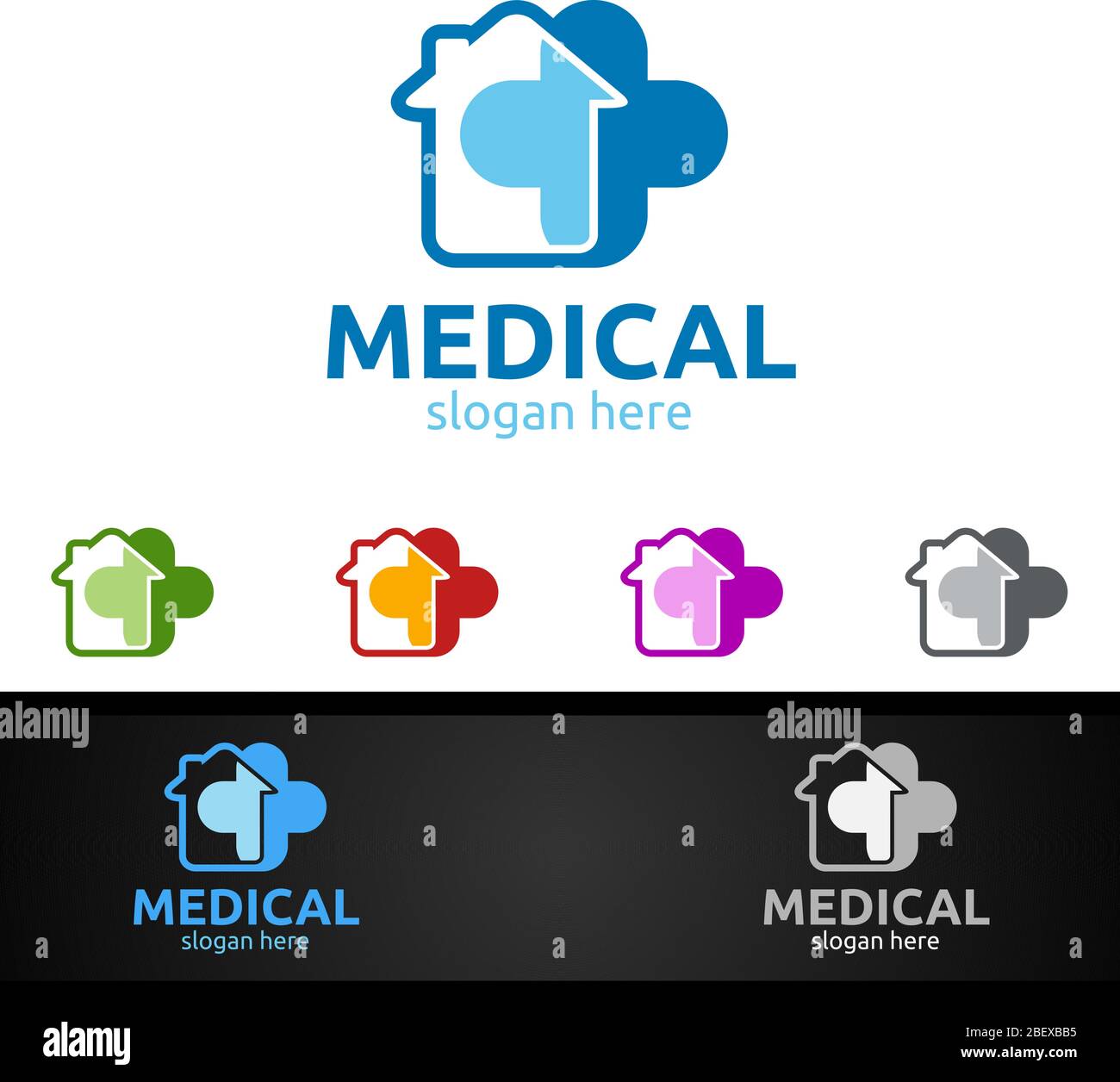 Hospital to the doctors house Stock Vector Images - Alamy