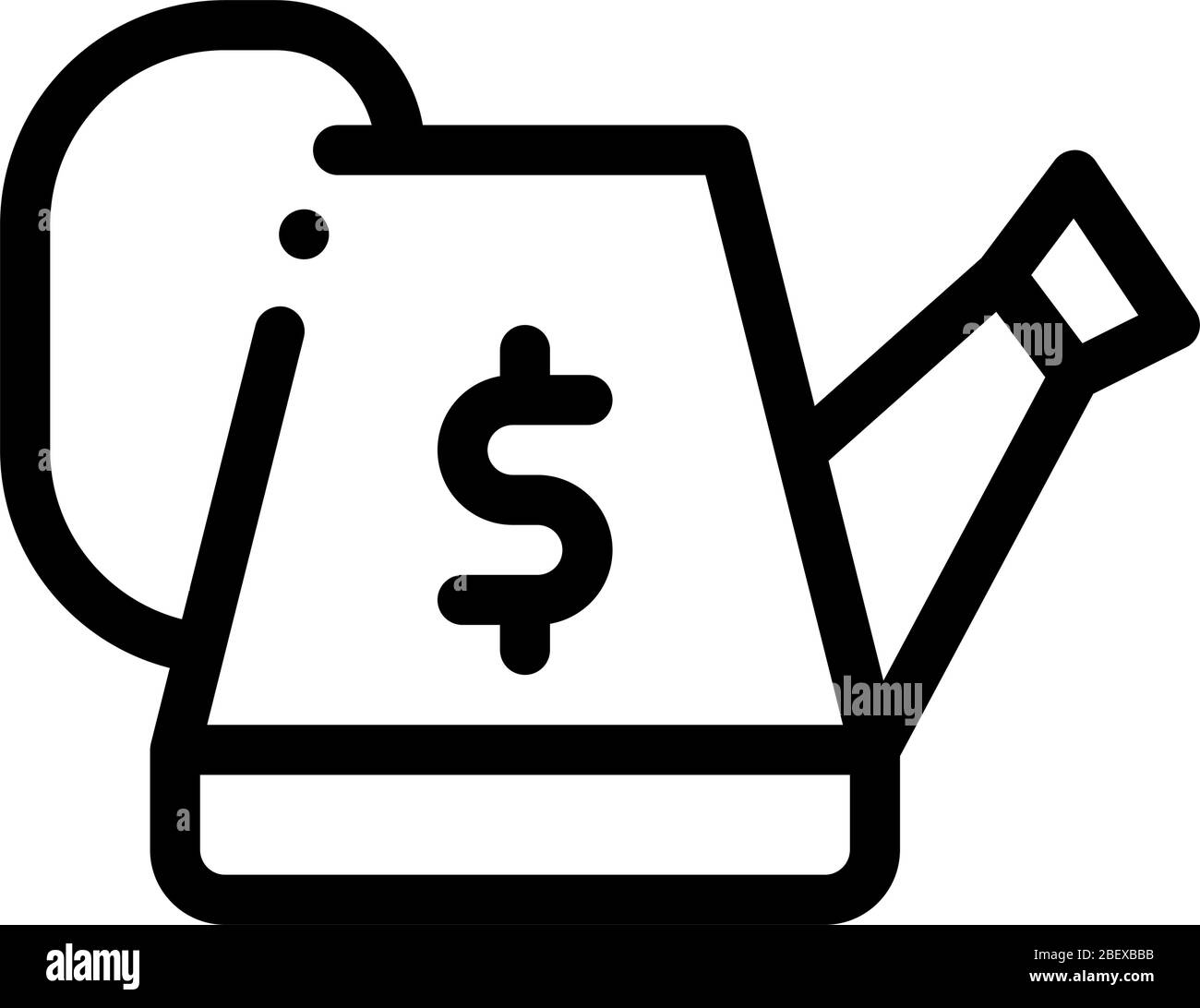 growing money icon vector outline illustration Stock Vector Image & Art ...