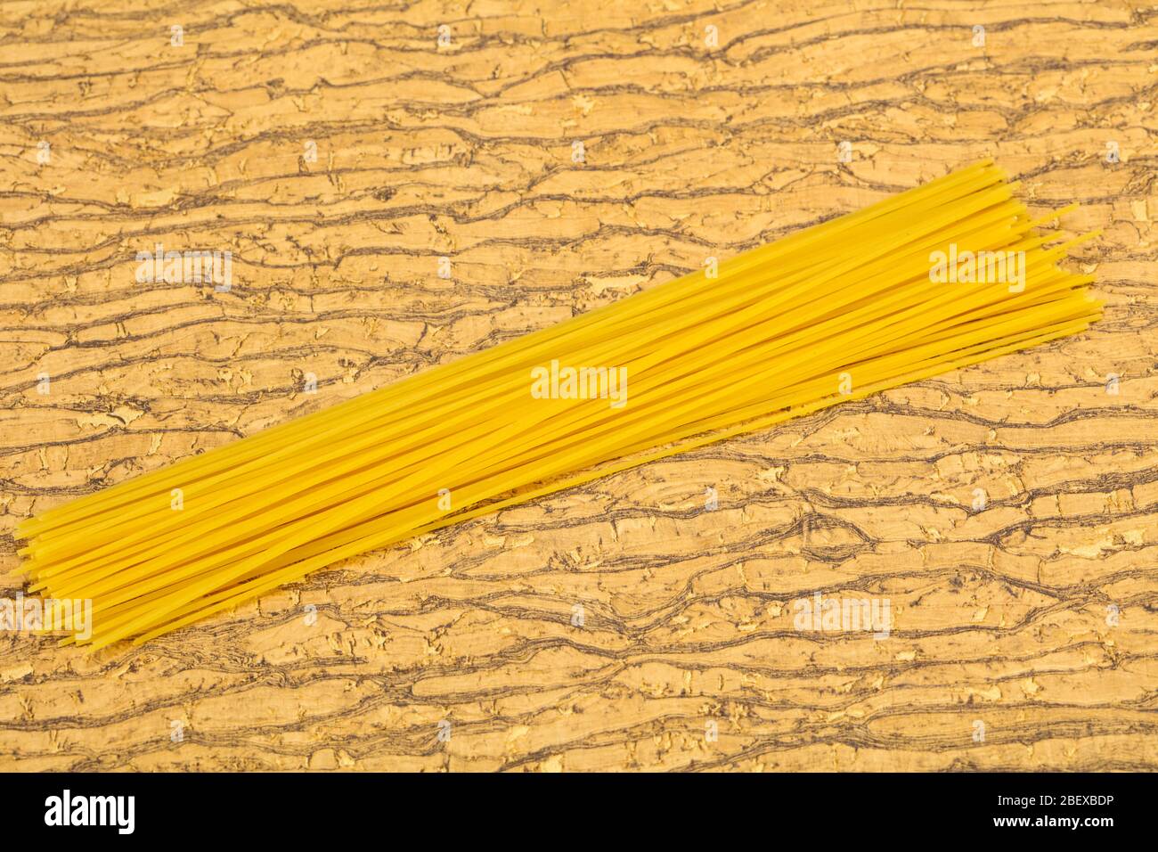 Dry raw spaghetti ready for bowling Stock Photo - Alamy