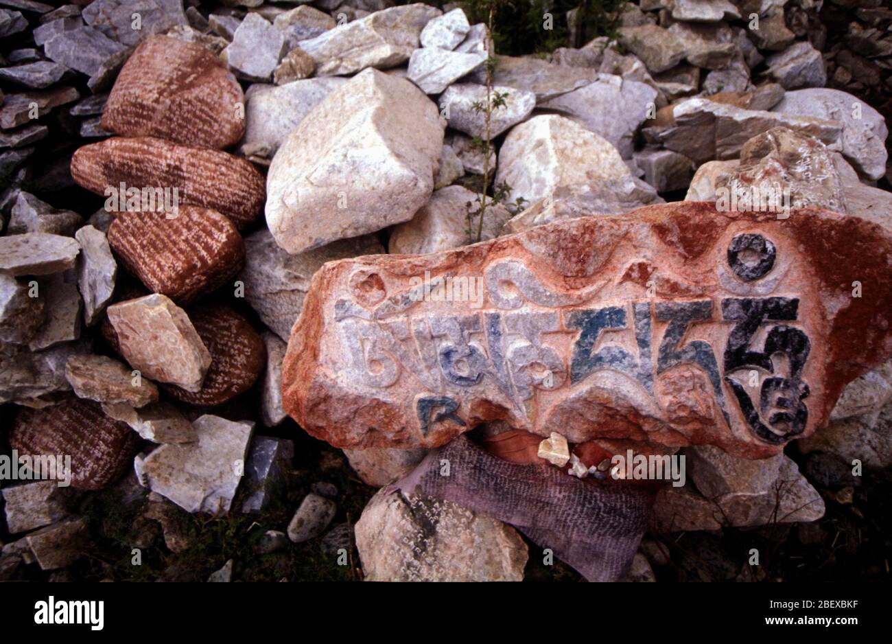 The worlds largest mani stone pile hi-res stock photography and images ...