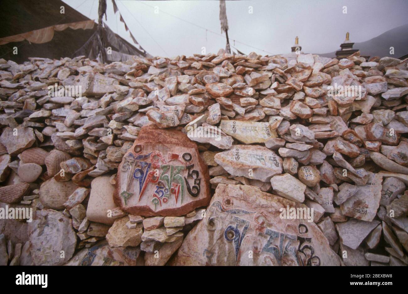 The worlds largest mani stone pile hi-res stock photography and images ...