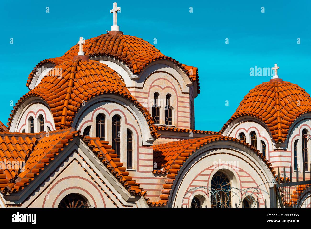 Beautiful Orthodox monastery in the city center of Athens, Greece Stock ...