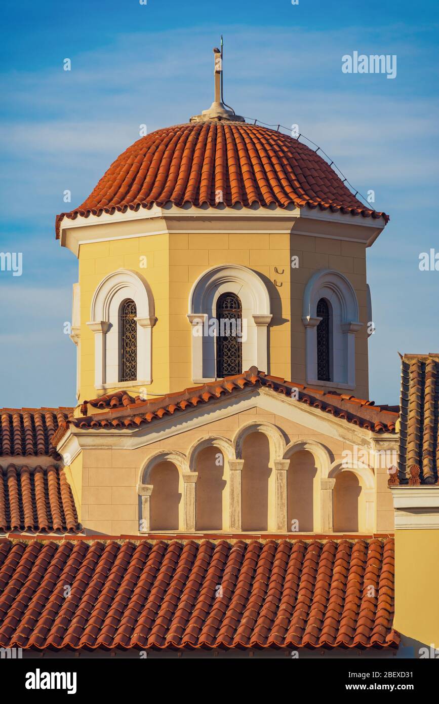 Beautiful domes in the Archeological park of Athens, Greece Stock Photo ...