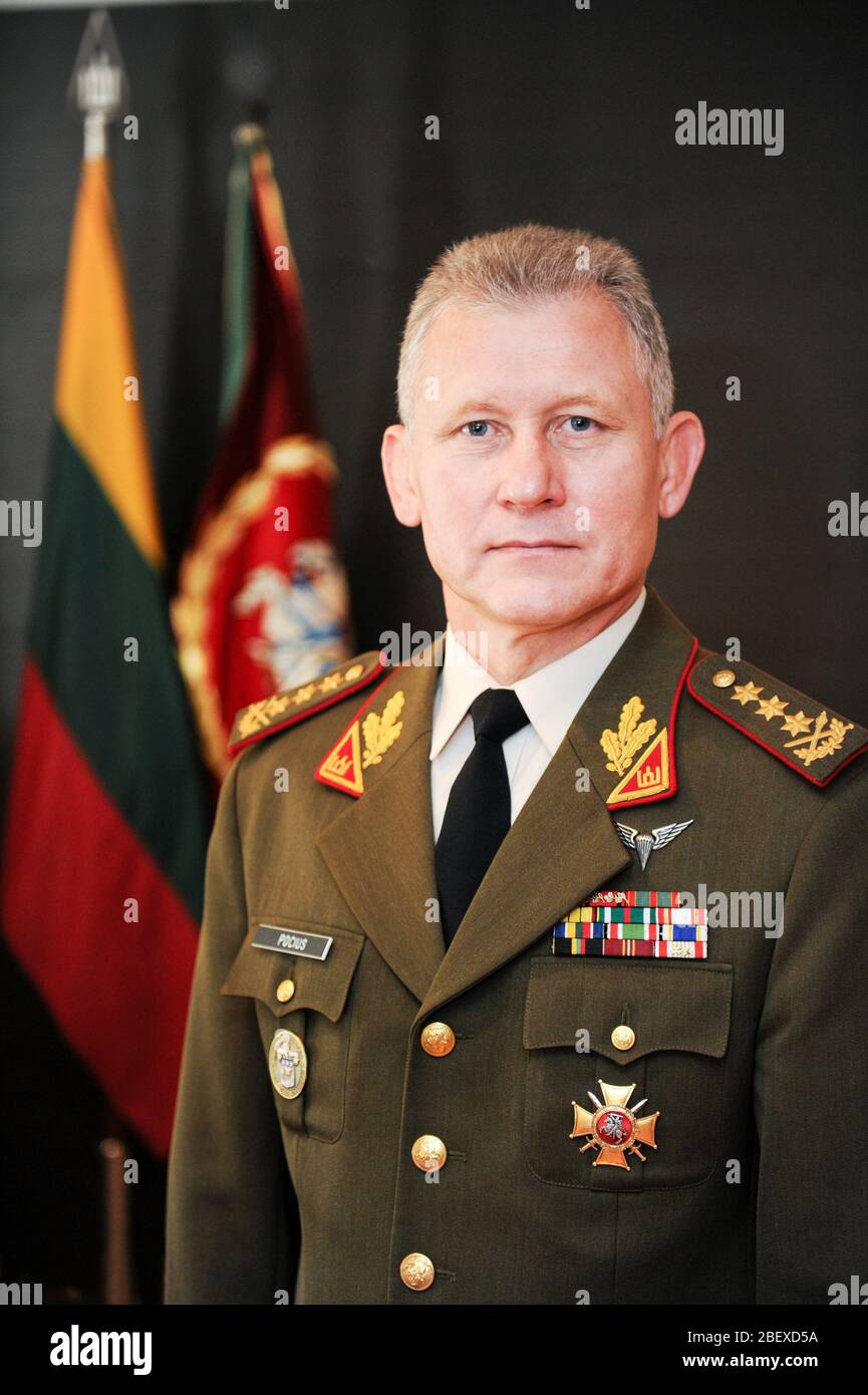 Arvydas Pocius - Commander of the Lithuanian Armed Forces 2009–2014 ...
