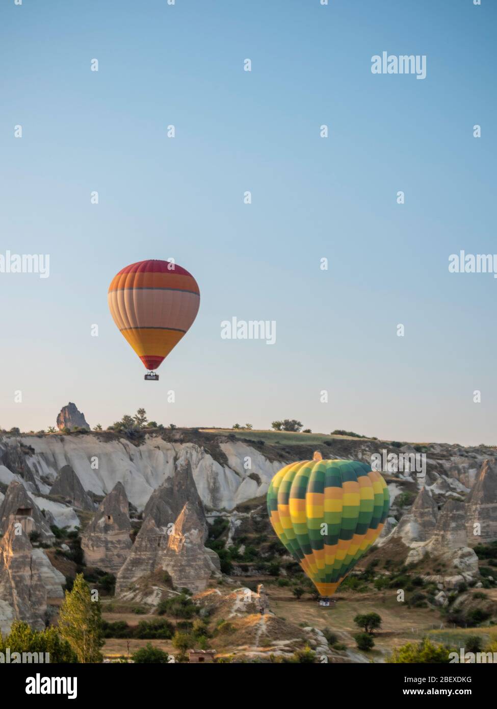 Rising hot air balloon over hi-res stock photography and images - Alamy