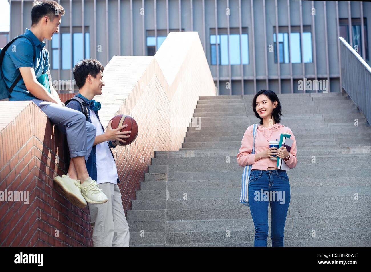 First class of college students on campus Stock Photo - Alamy
