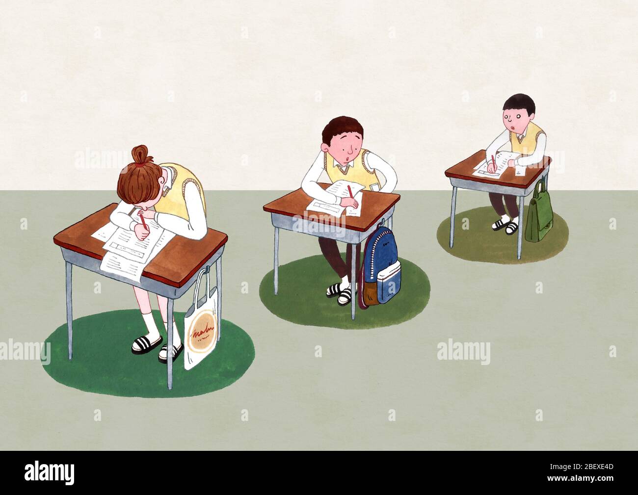 Life skills classroom Stock Vector Images - Alamy