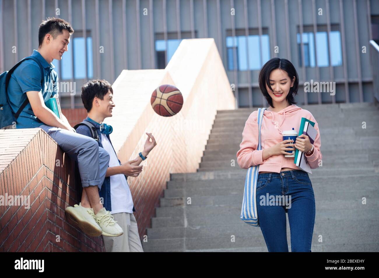 First class of college students on campus Stock Photo - Alamy