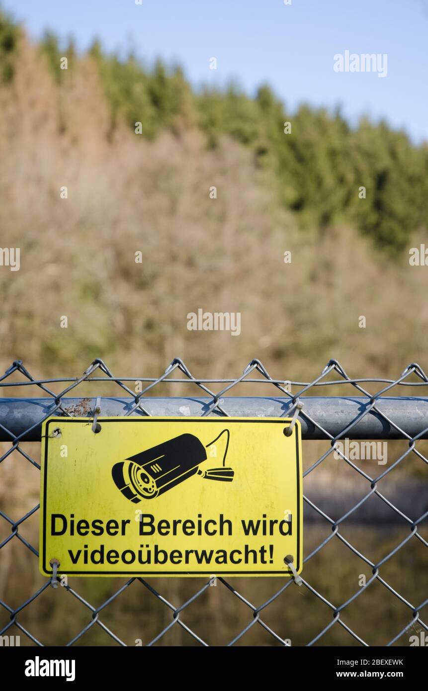 Fence cctv camera High Resolution Stock Photography and Images - Alamy