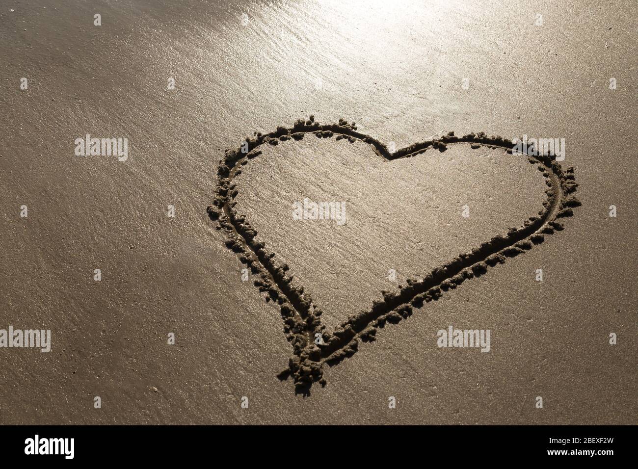 Romance sand hi-res stock photography and images - Alamy
