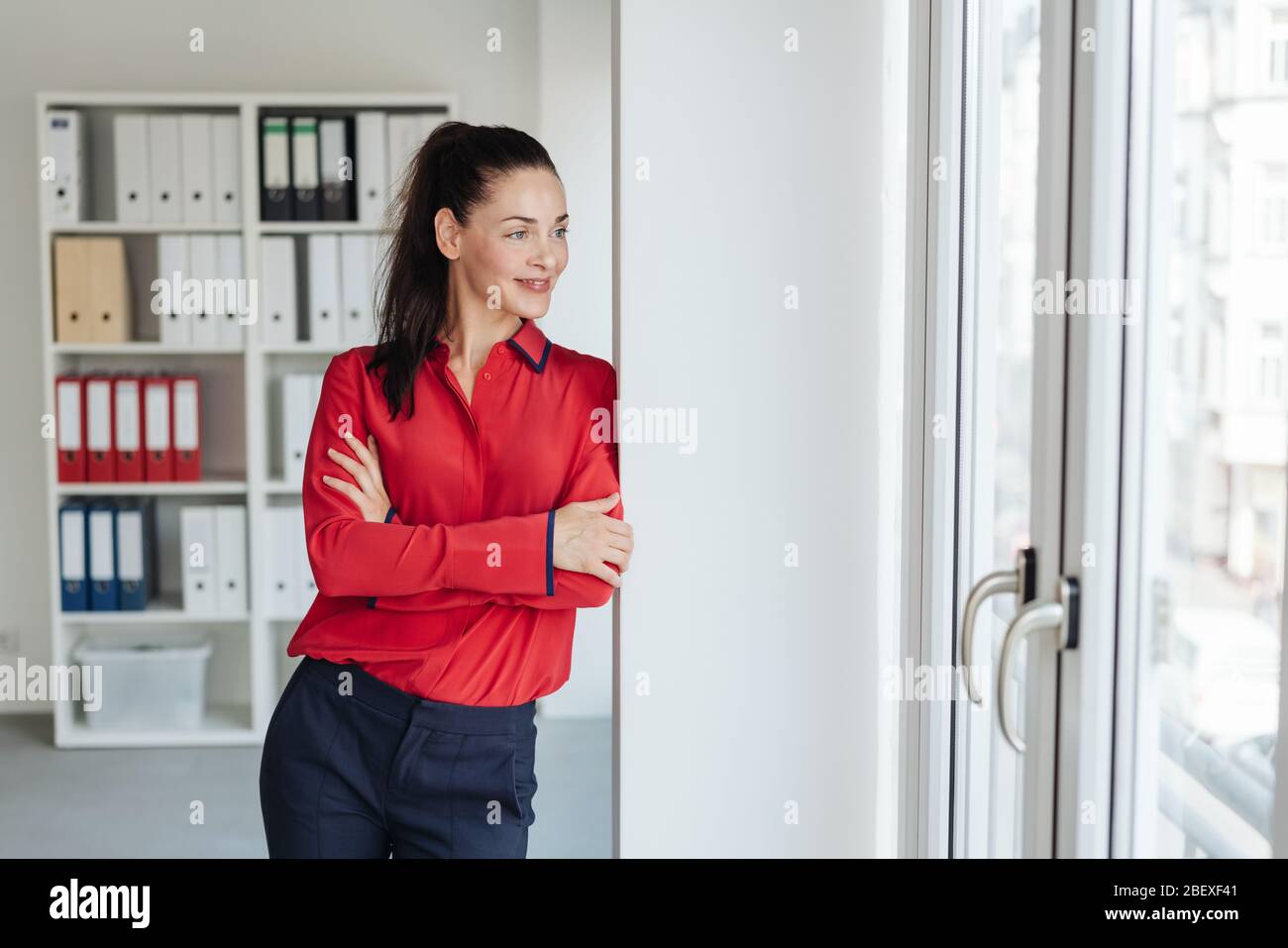 Nonchalant female hi-res stock photography and images - Alamy