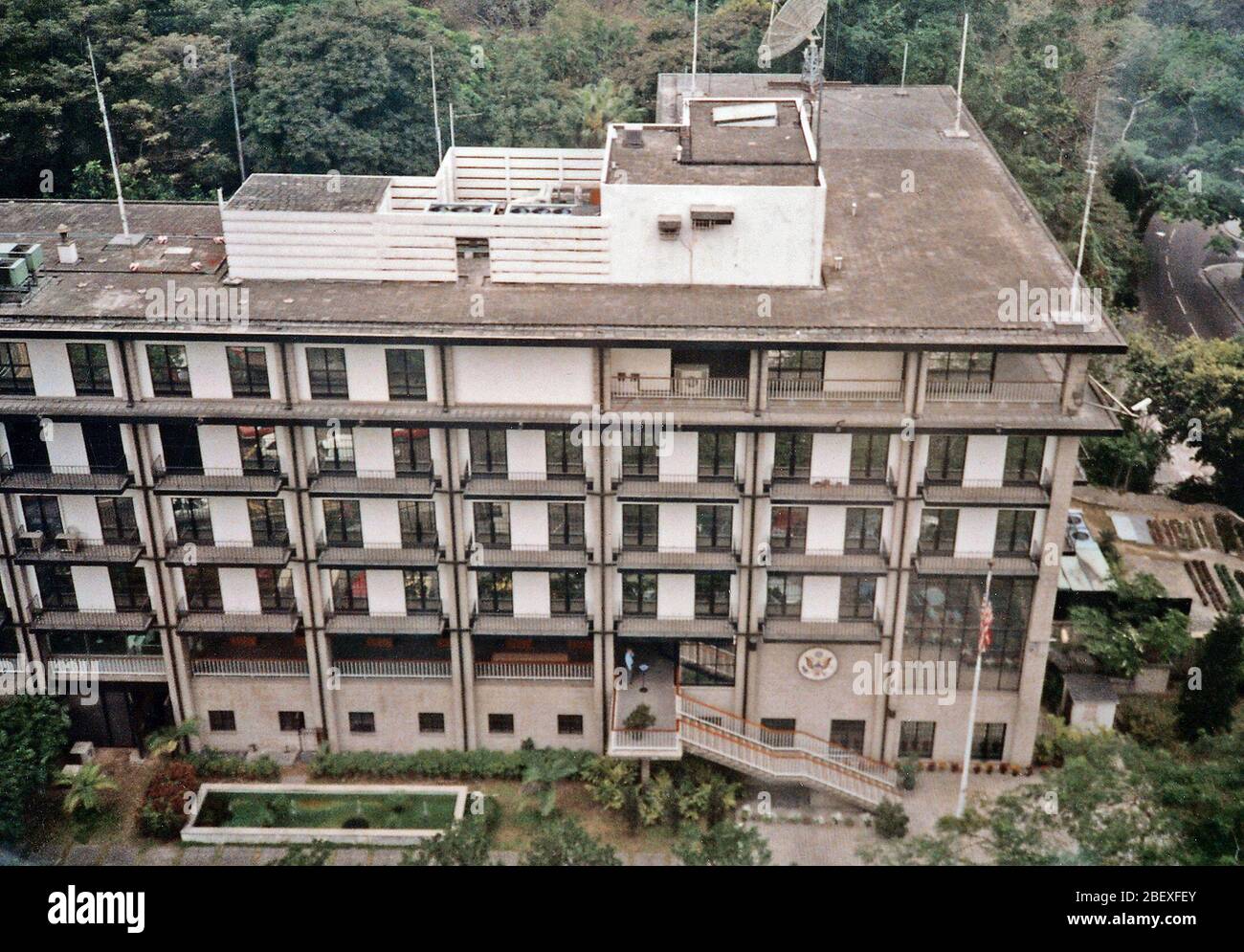 Hong Kong - Chancery Office Building - 1989 Stock Photo - Alamy