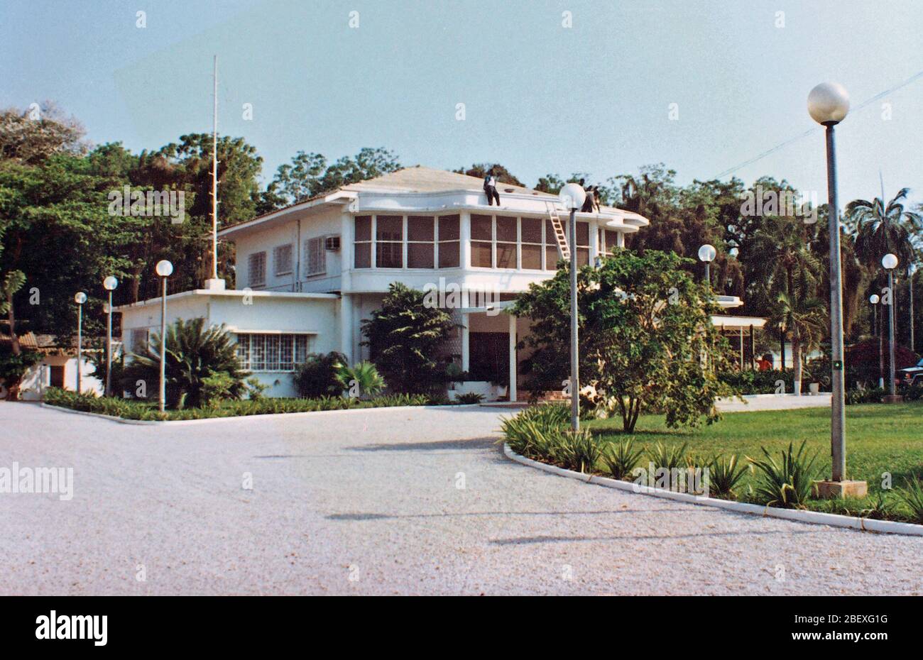 Accra - Embassy Mission Residence (possibly 1980s Stock Photo - Alamy
