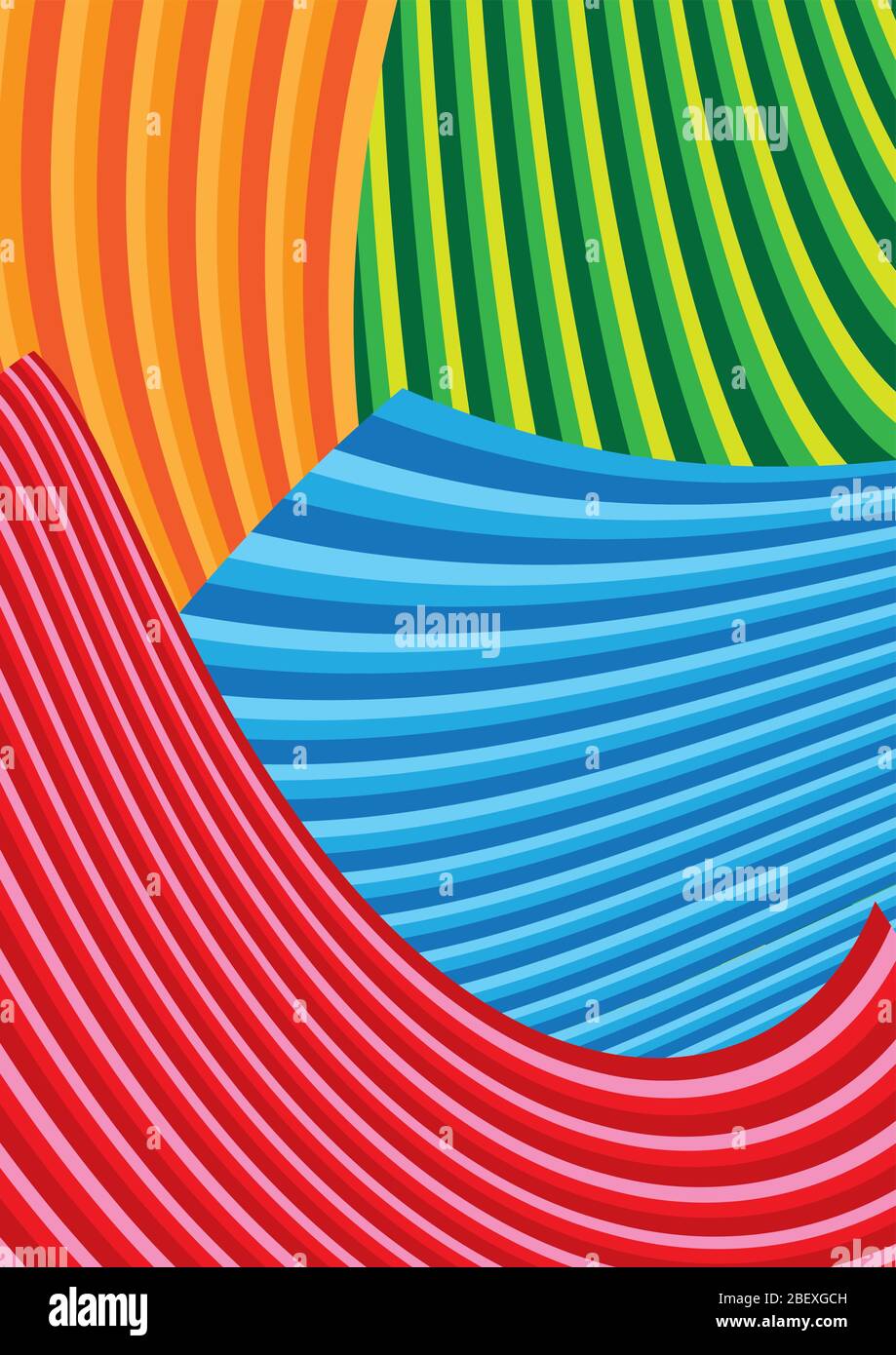 Striped sweet flag Stock Vector Images - Alamy