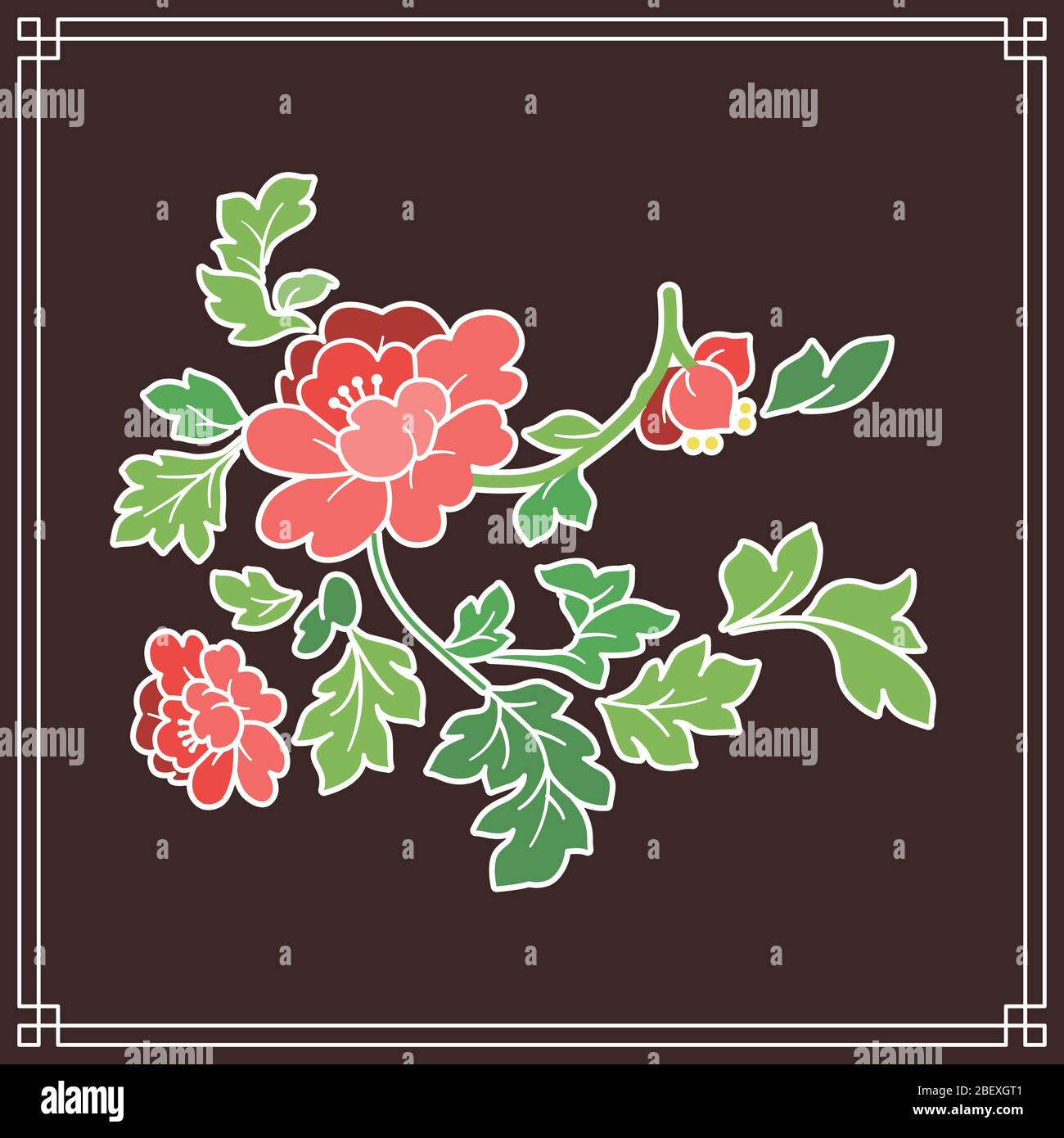 Korean royal costume Stock Vector Images - Alamy