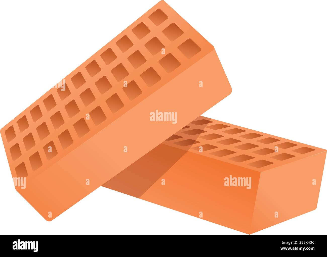 Construction bricks icon. Cartoon of construction bricks vector icon ...