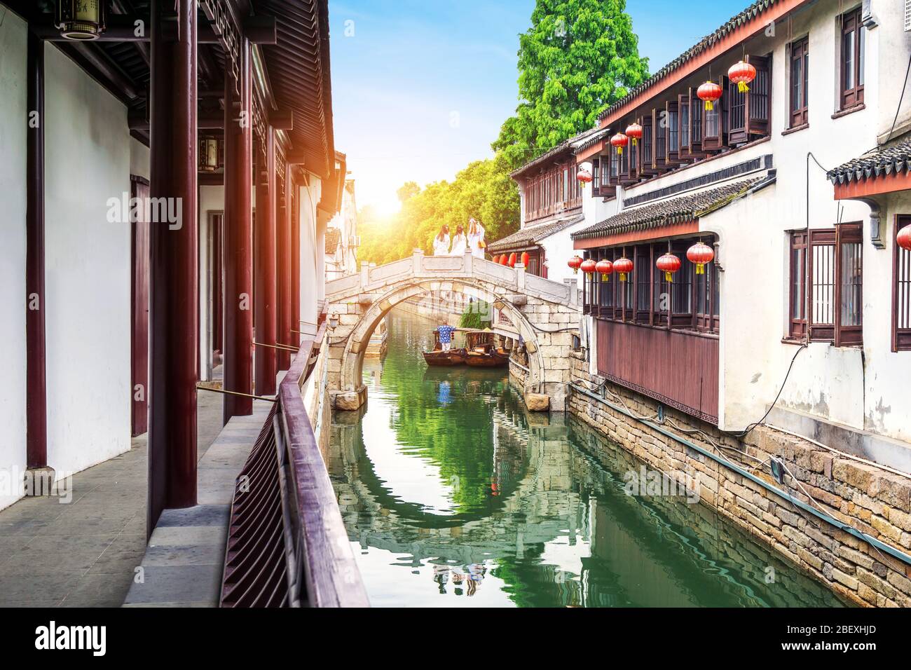 Pingjiang Road is the most complete historical district and is the ...